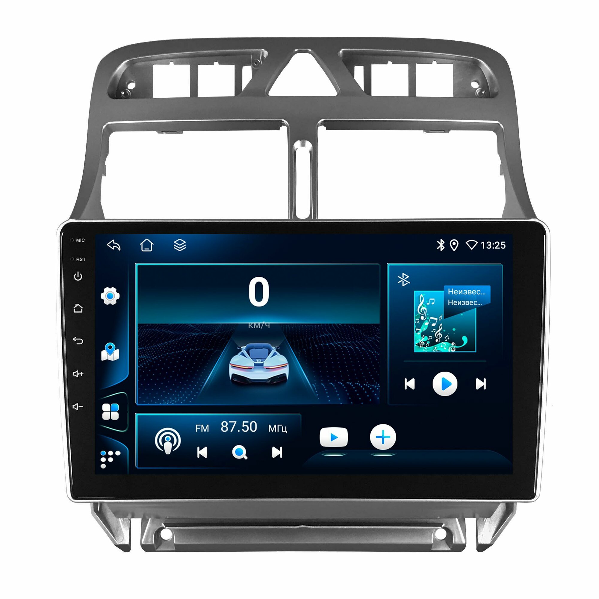 Магнитола TORINO AUTO DSP на Peugeot 307 2001-2008 Android 4/64GB