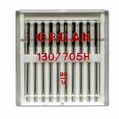Иглы для бытовых швейных машин "ORGAN" универсальные 10 шт в пенале 5110090 № 90