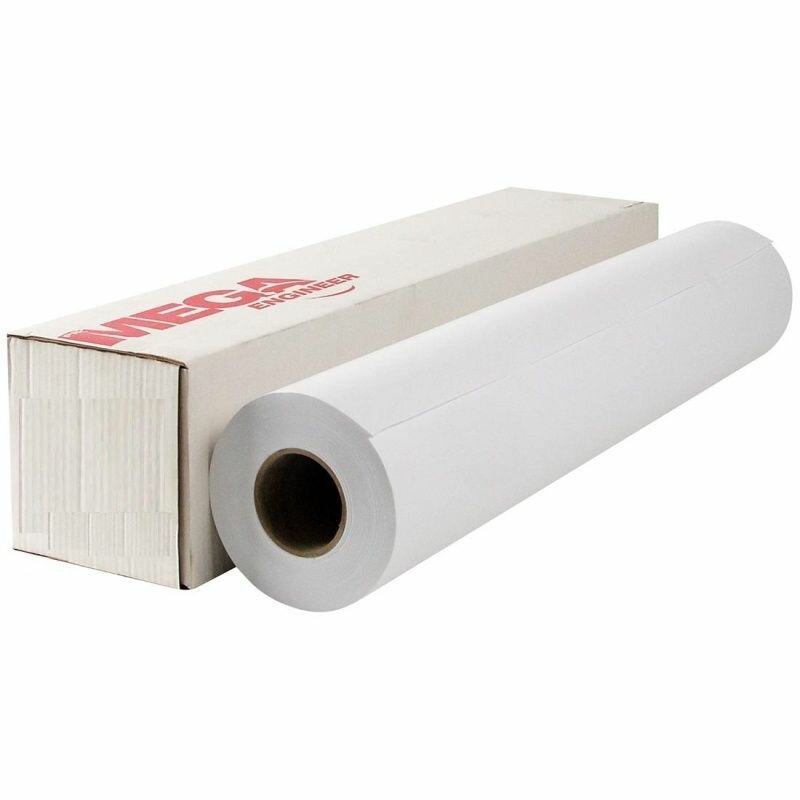 Бумага для печати ProMEGA "Engineer", Standart, широкоформатная, 80 г/м2, 841 мм, 150 м, втулка 76,2 мм