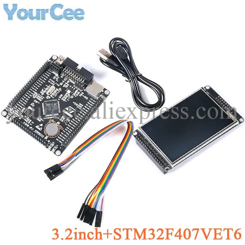STM32F407VET6 плата разработки с дисплеем Your Cee 3.2 inch and Board
