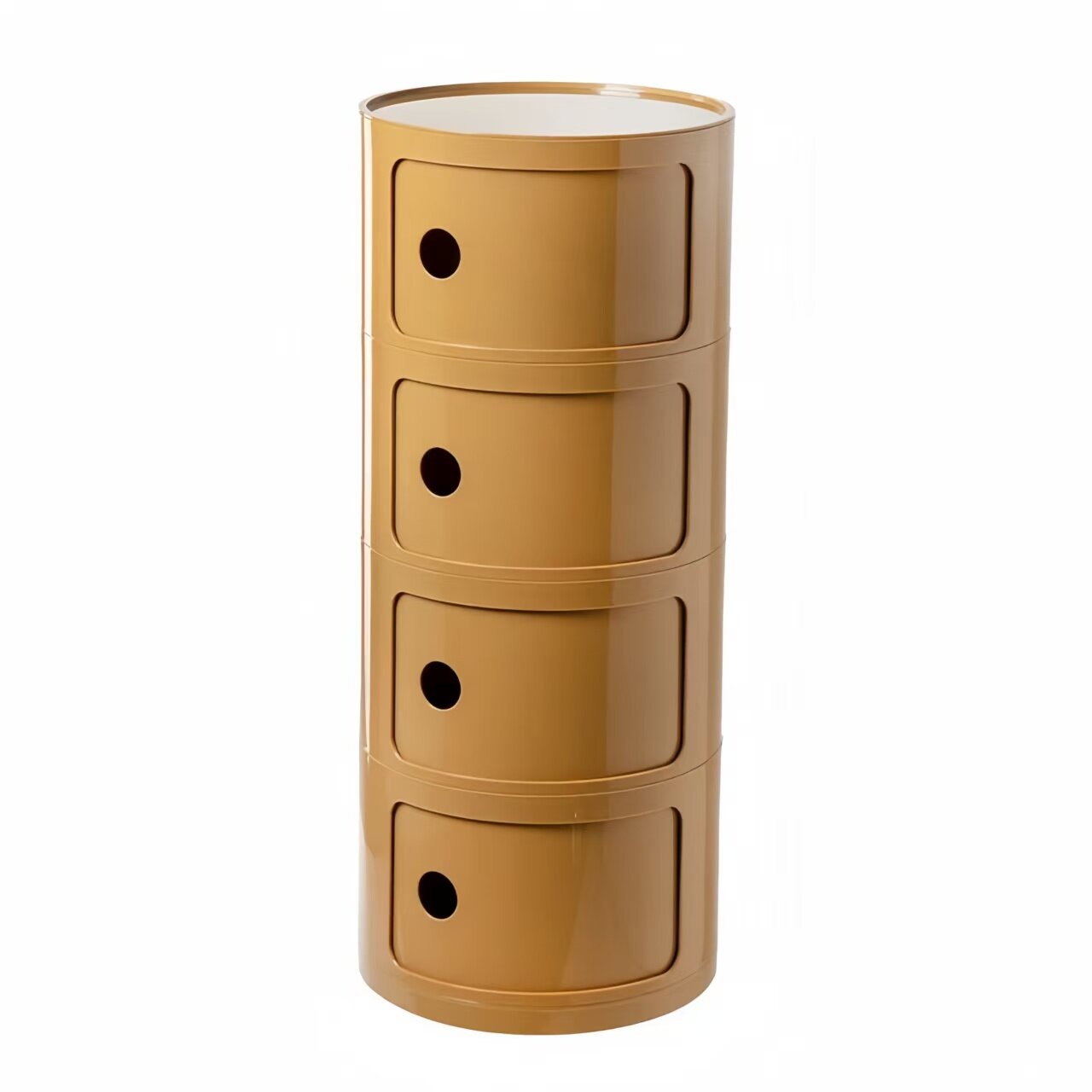 Тумба В Скандинавском Стиле, Материал, Цилиндрическая, С Раздвижными Дверцами, Штабелируемая, Четырехслойный