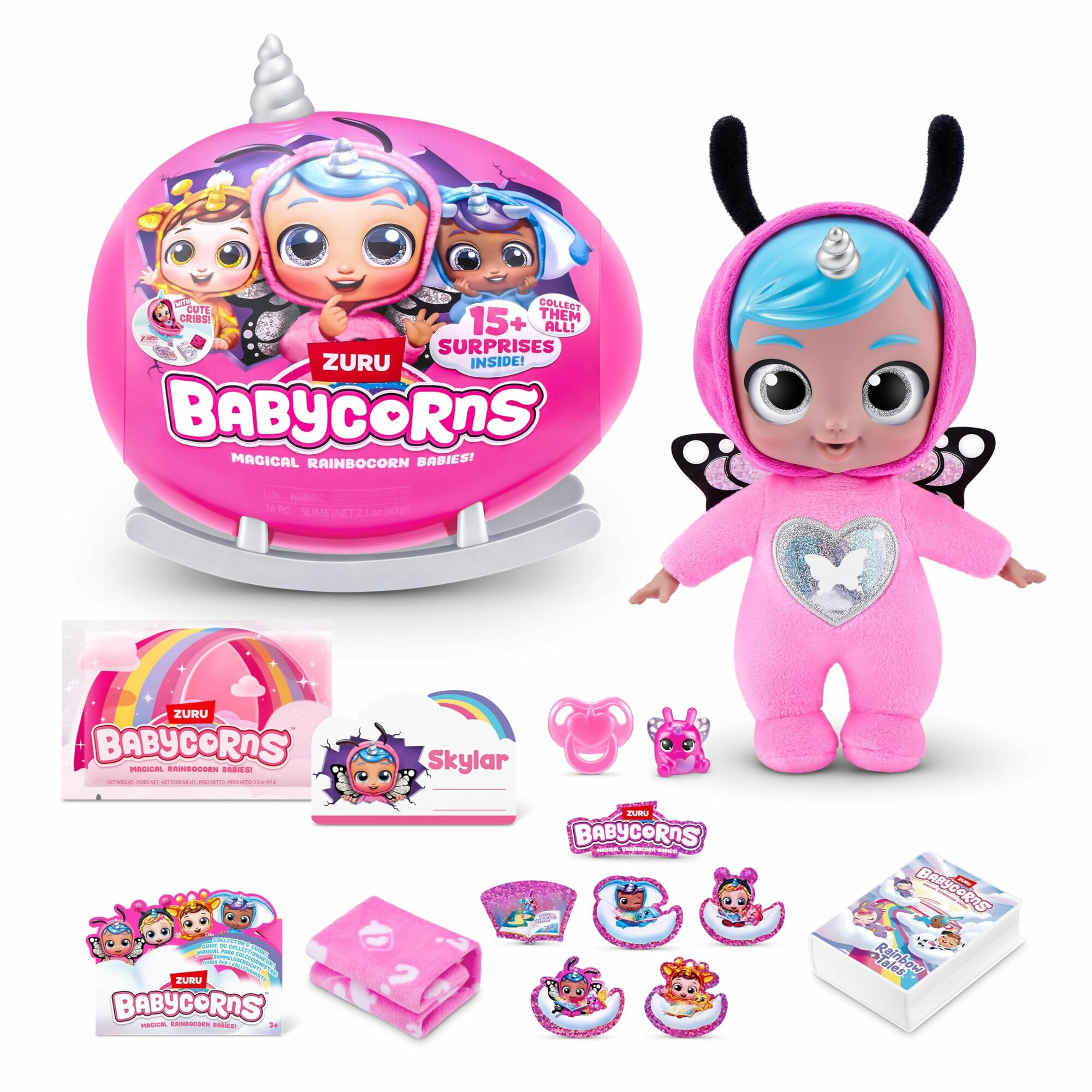 Magical Rainbocorn Babies / Волшебные Радужные младенцы, Таинственные плюшевые куклы-сюрпризы, Предметы коллекционирования, Детские игрушки
