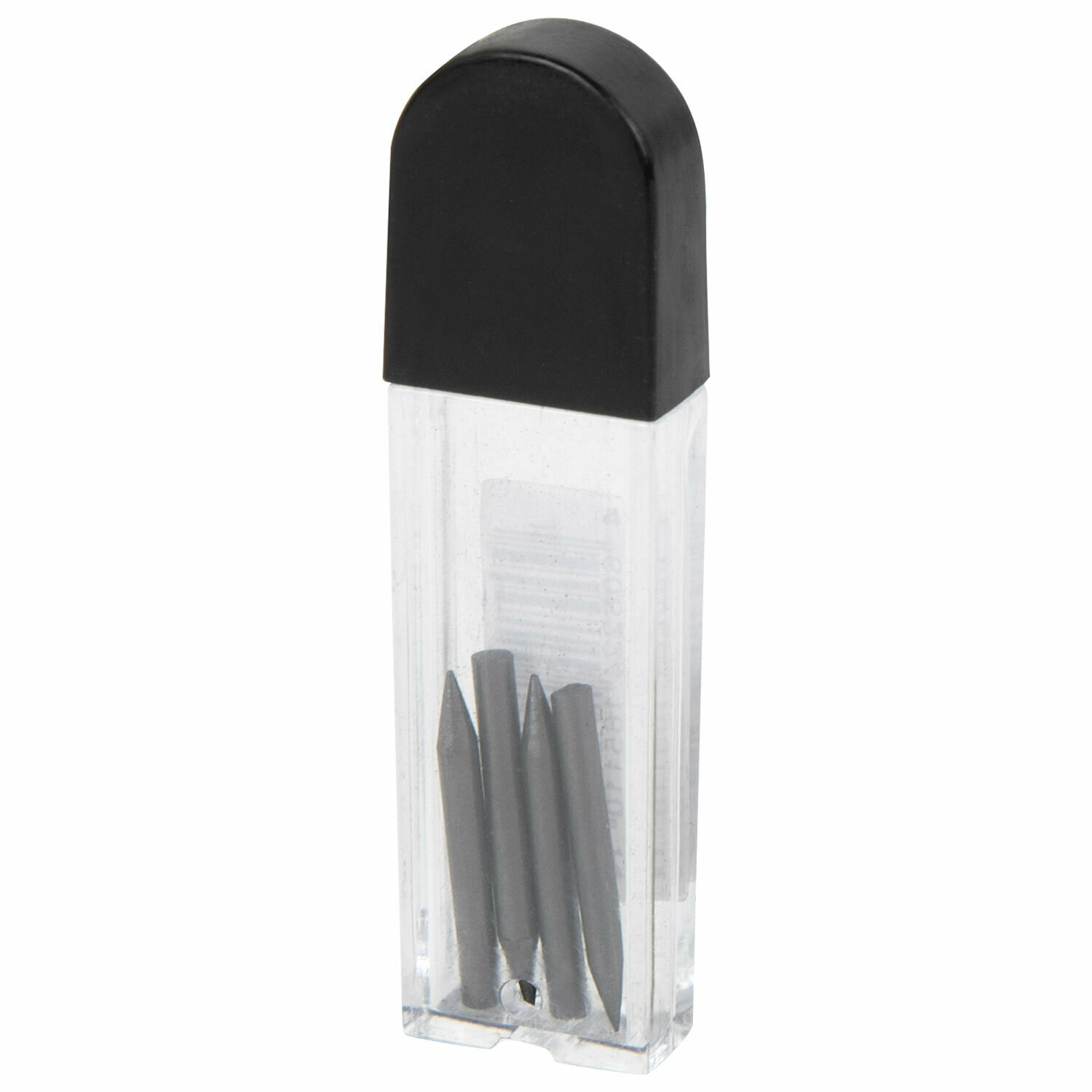 Упаковка 25 шт. Грифели запасные для циркуля, комплект 4 штуки по 17 мм, в тубе, твердость HB, толщина 2 мм, пифагор, 210601