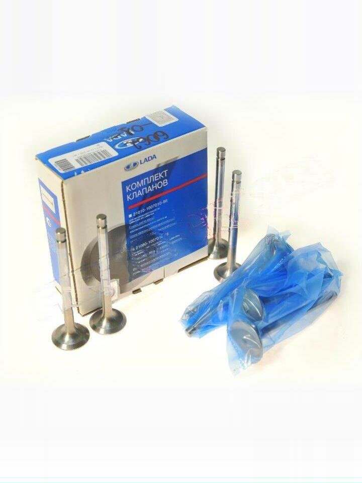 Клапана ВАЗ 2107,2105,2104,2106, Нива,21213,21214, LADA4x4, 2123, автоваз, 8 шт, 2101-1007010