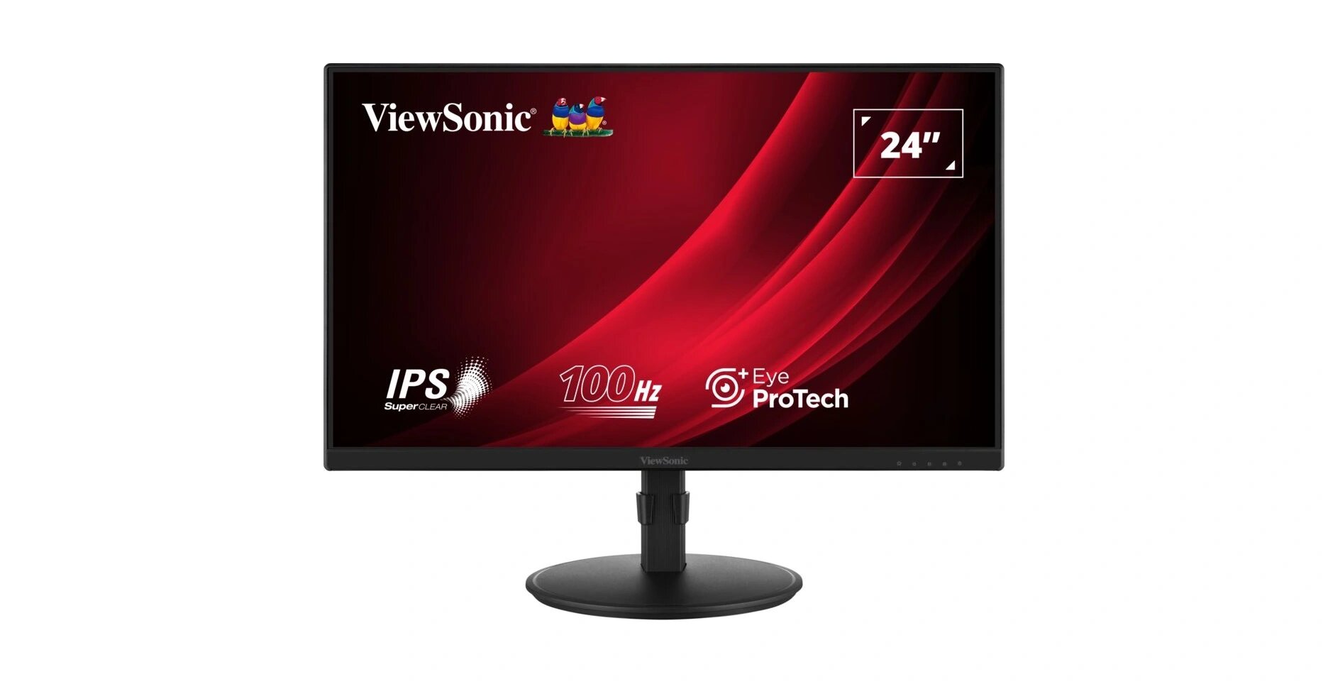Монитор 23.8" ViewSonic VA2408-HDJ, 1920х1080, 100 Гц, IPS, черный