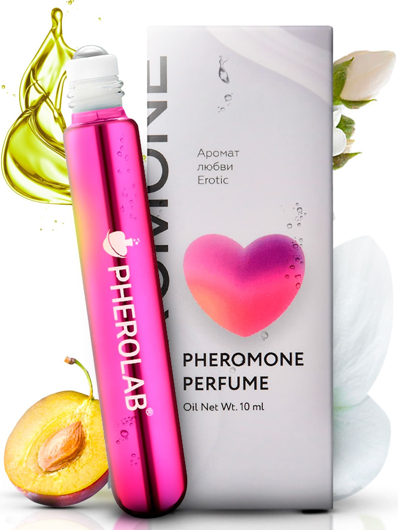 Духи с феромонами женские Erotic для привлечения мужчин, экстра сильные 10мл