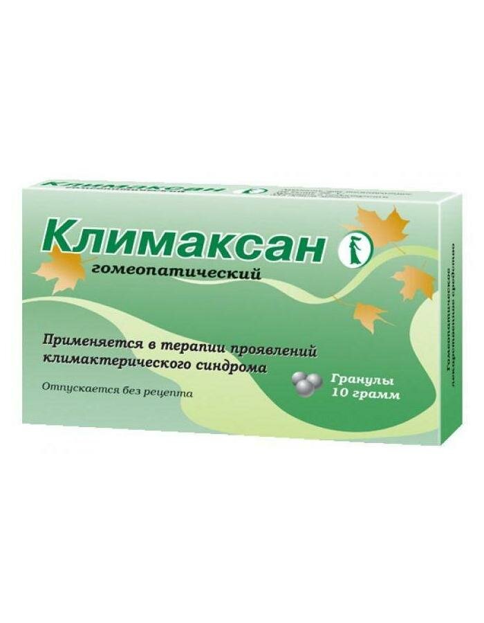 Климаксан гомеопатический, гранулы, 10 г