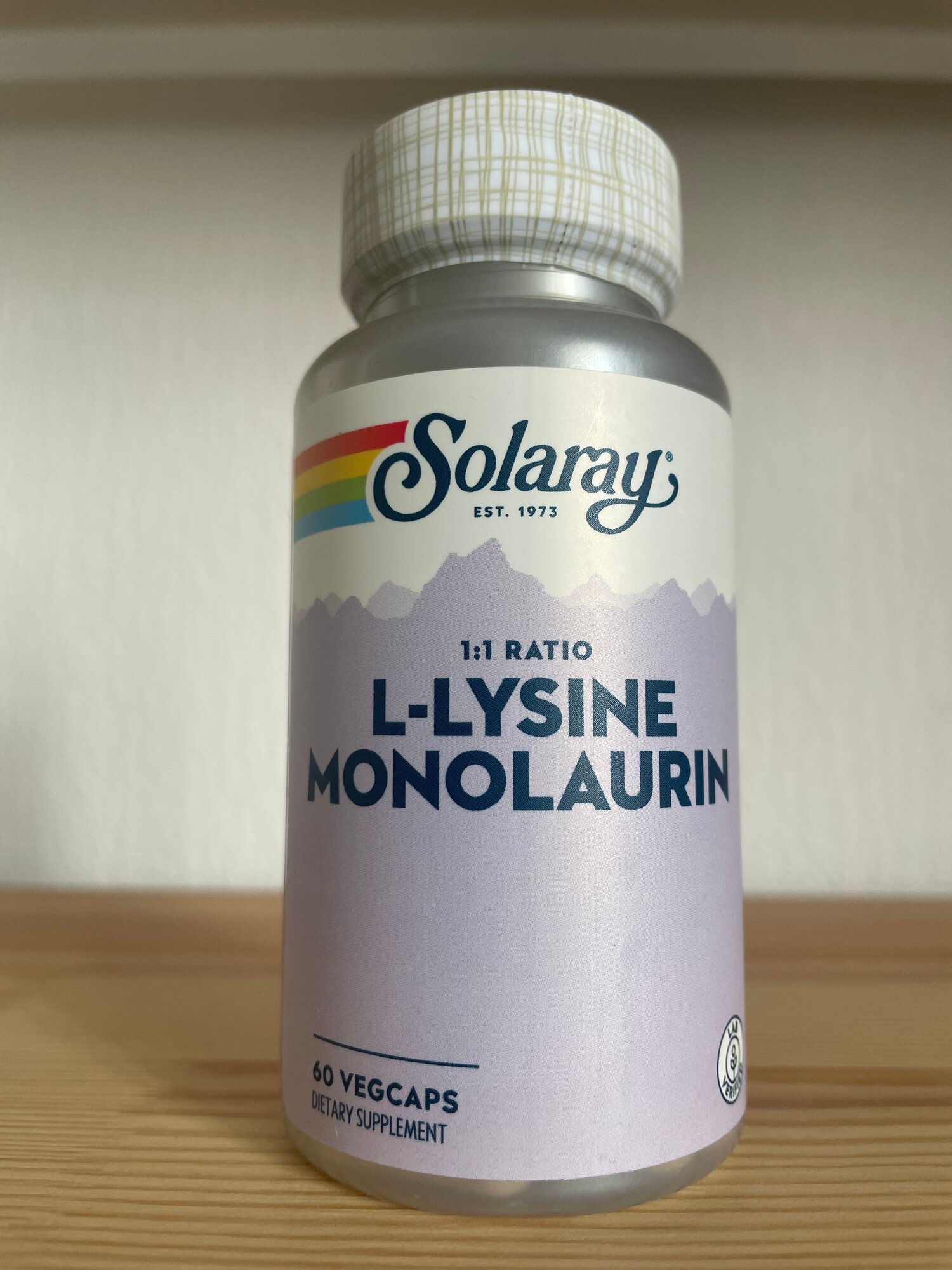 Капсулы Solaray, L-Lysine, Monolaurin, для иммунитета, США, 60шт