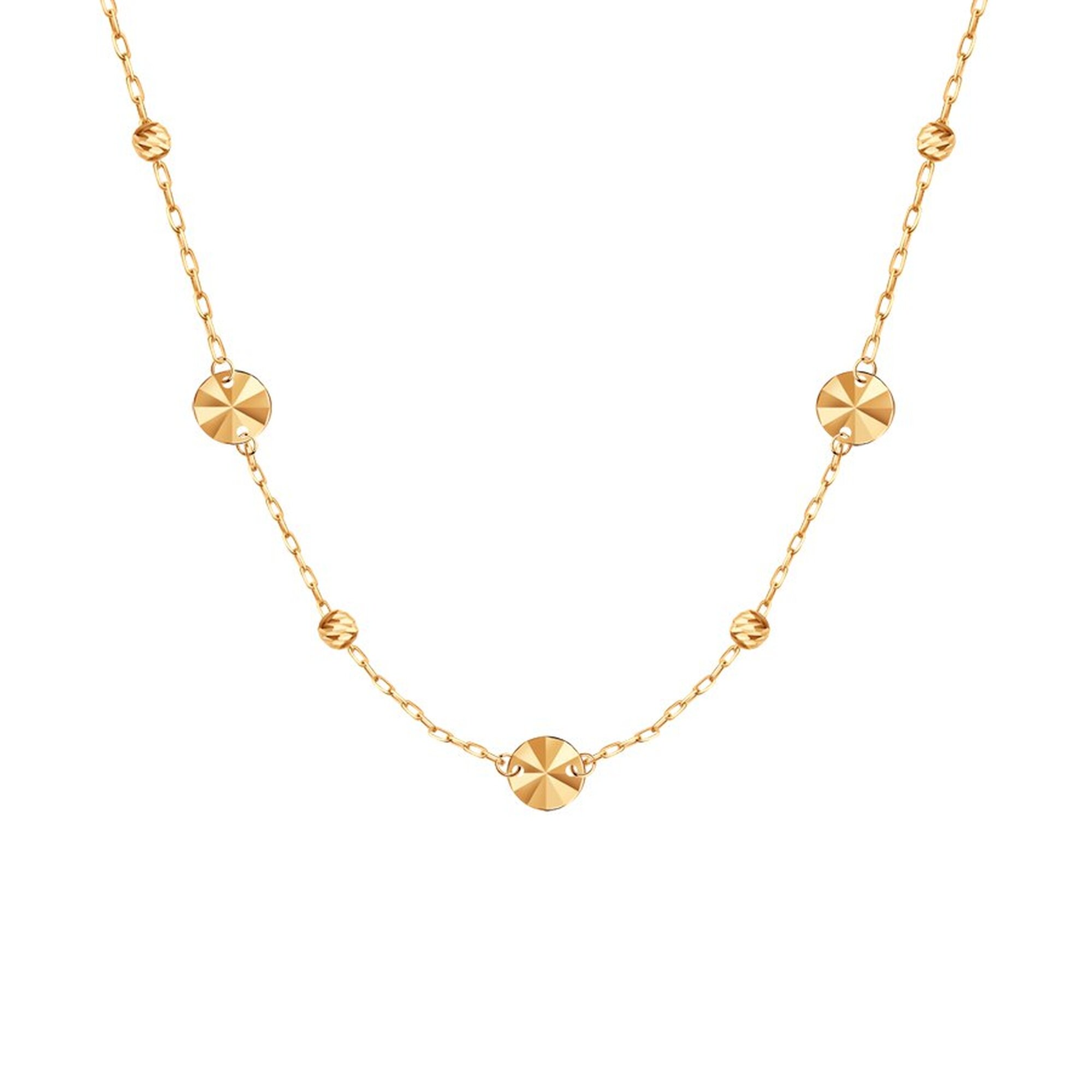 Колье, красное золото, 585 проба