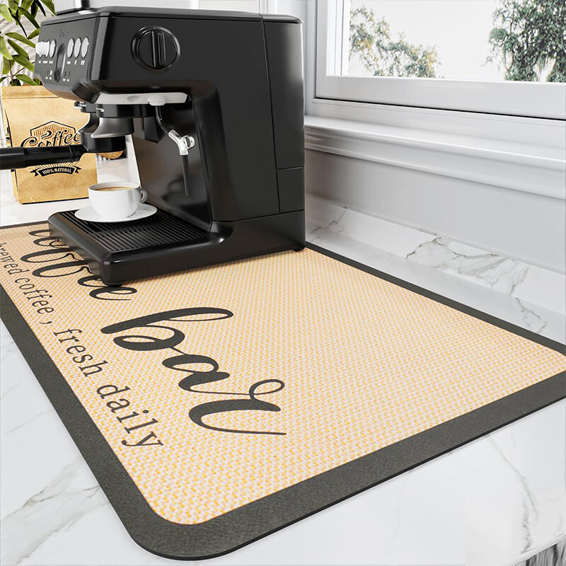 Кухонный водонепроницаемый нескользящий диатомитовый коврик для столовых приборов