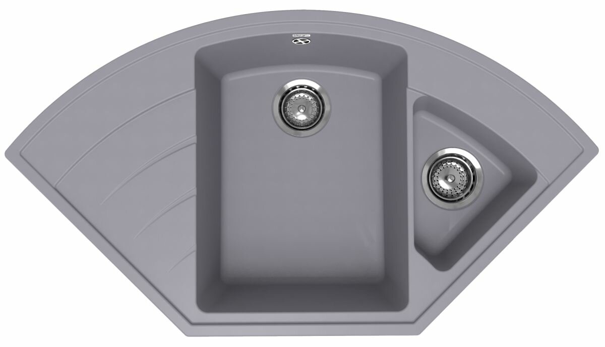 Кухонная мойка ULGRAN Quartz Marta 1000-05 бетон