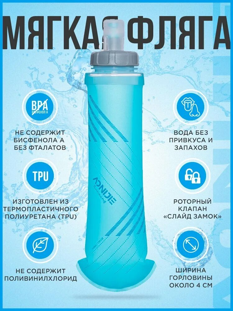 Бутылка складная / Мягкая фляга / Спортивная бутылка Aonijie SD24