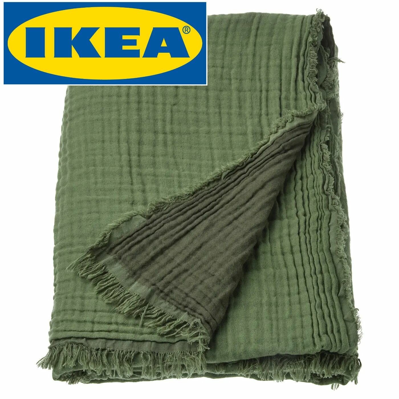 Икеа VALLKRASSING Плед 150x200 см