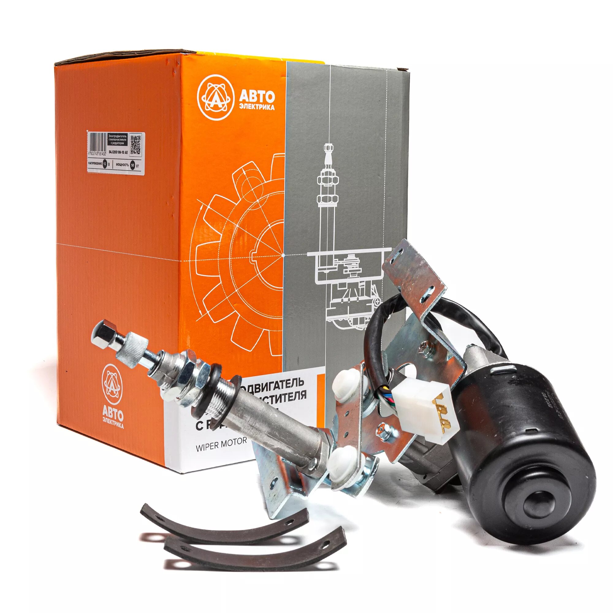 Электродвигатель стеклоочистителя для а/м ПАЗ правый 12В (АвтоЭлектрика)
