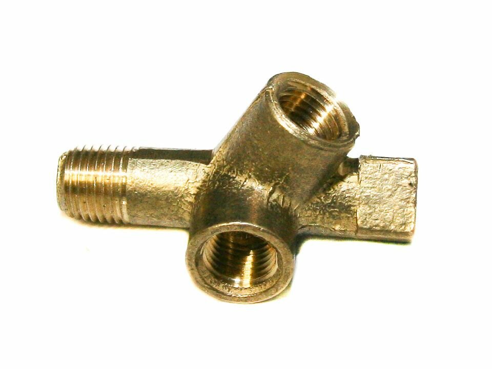 Тройник датчика давления масла дв.402 406 тройник 53-3829420