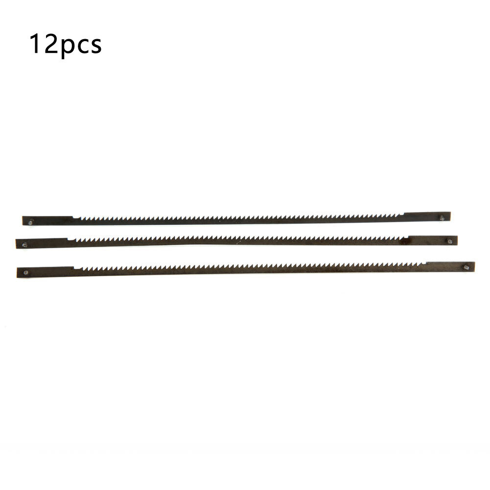 12Pcs Jig Saw Blade 18 Teeth Carbon Steel Reciprocating Saw for Wood Metal Cutting