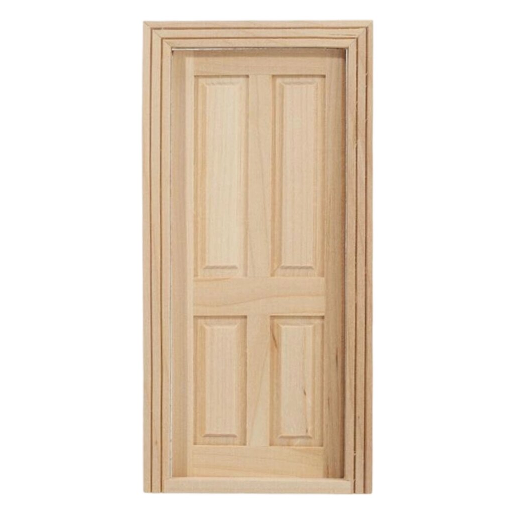 Двери и окна для миниатюрного кукольного домика своими руками в масштабе 1:12 материалы аксессуары квадратной двери с 4 секциями рамой (двухсекционная дверь)