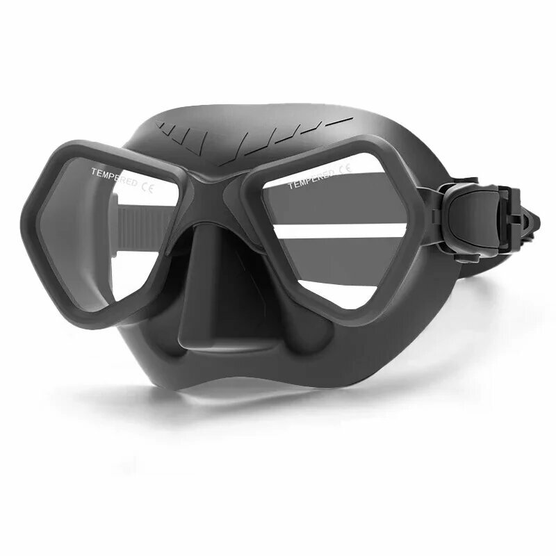 Маска для фридайвинга B1M11S1 черного цвета Черный, Black Mask
