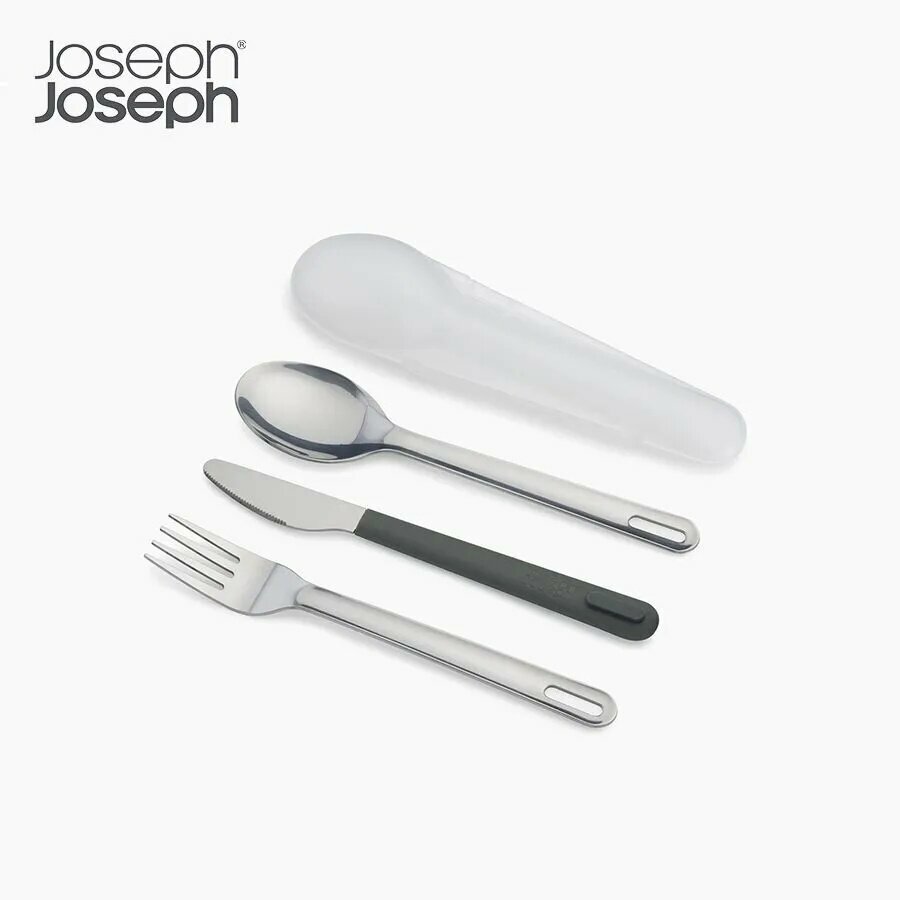 Joseph Joseph Набор столовых приборов 4 предм. хром, прозрачный