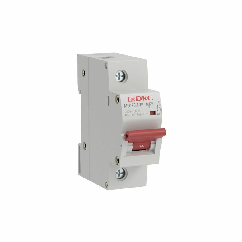 Выключатель автоматический модульный max типа MD125H 10кА 1п C 100А YON, DKC MD125H-1PC100 (1 шт.)