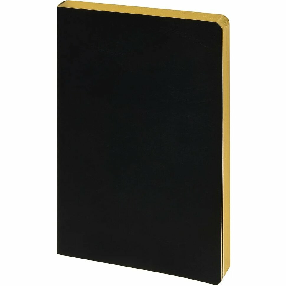 Ежедневник недатированный А5 MEGAPOLIS NEBRASKA FLEX черн/зол. обр 3-692/02, 2115691