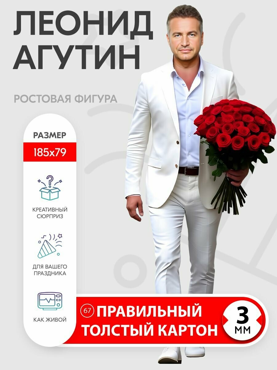 Аксессуар для фотосессий, Indoor-ad, Леонид Агутин 5 ростовая фигура