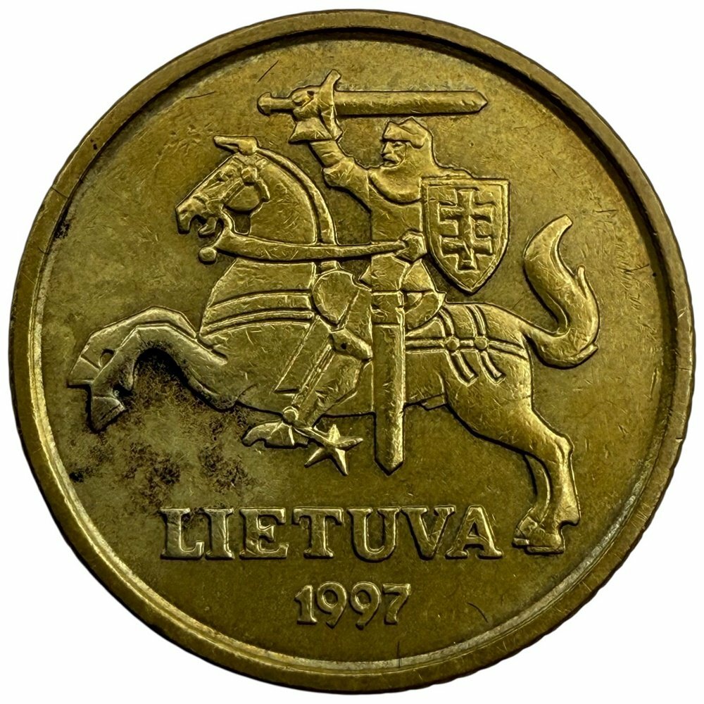 Литва 10 центов 1997 г. — фото 1
