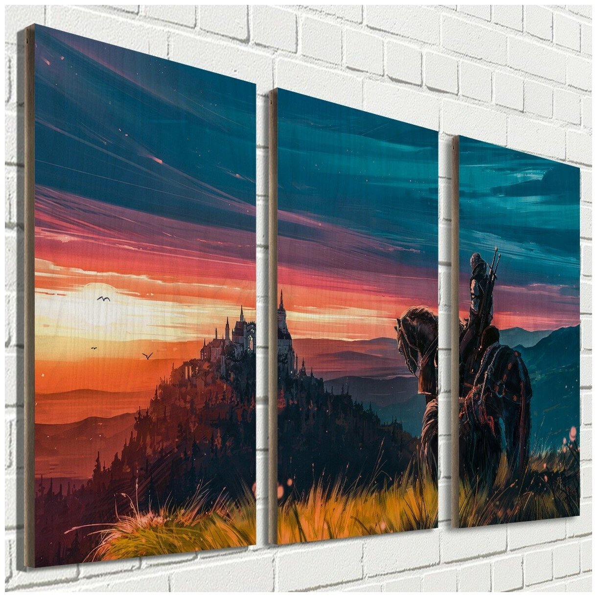 Модульная картина игры ведьмак witcher геральт цири - 2310
