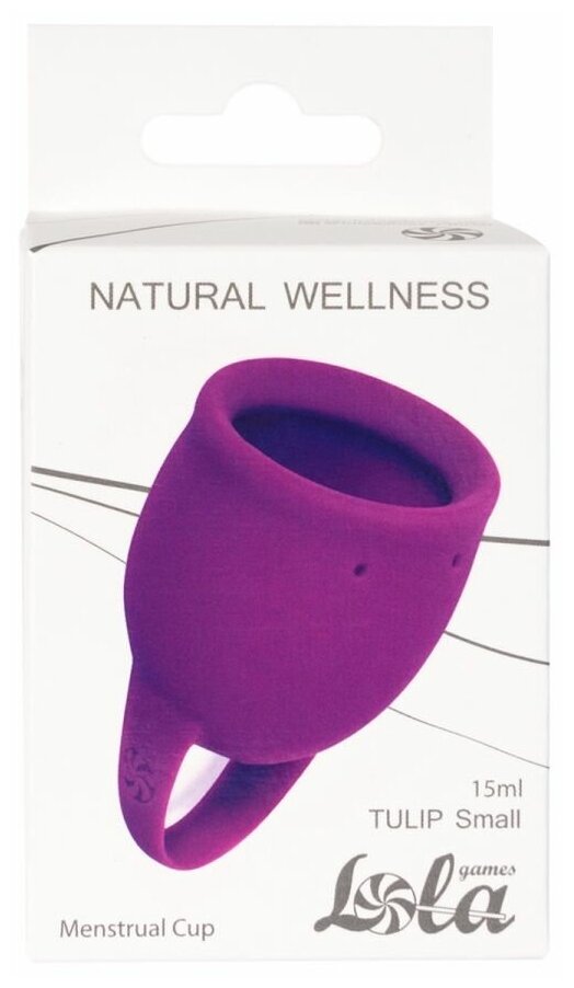 Лиловая менструальная чаша Tulip - 15 мл, лиловый