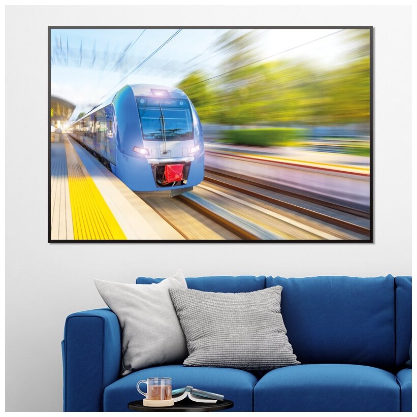 Постер Поезд Тип 5 40х30 см в тубусе ПолиЦентр
