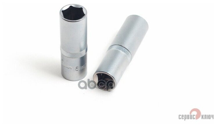 Сервис ключ 77800 Головка свечная 16 мм 6-граней 1/2 Сервис ключ 77800