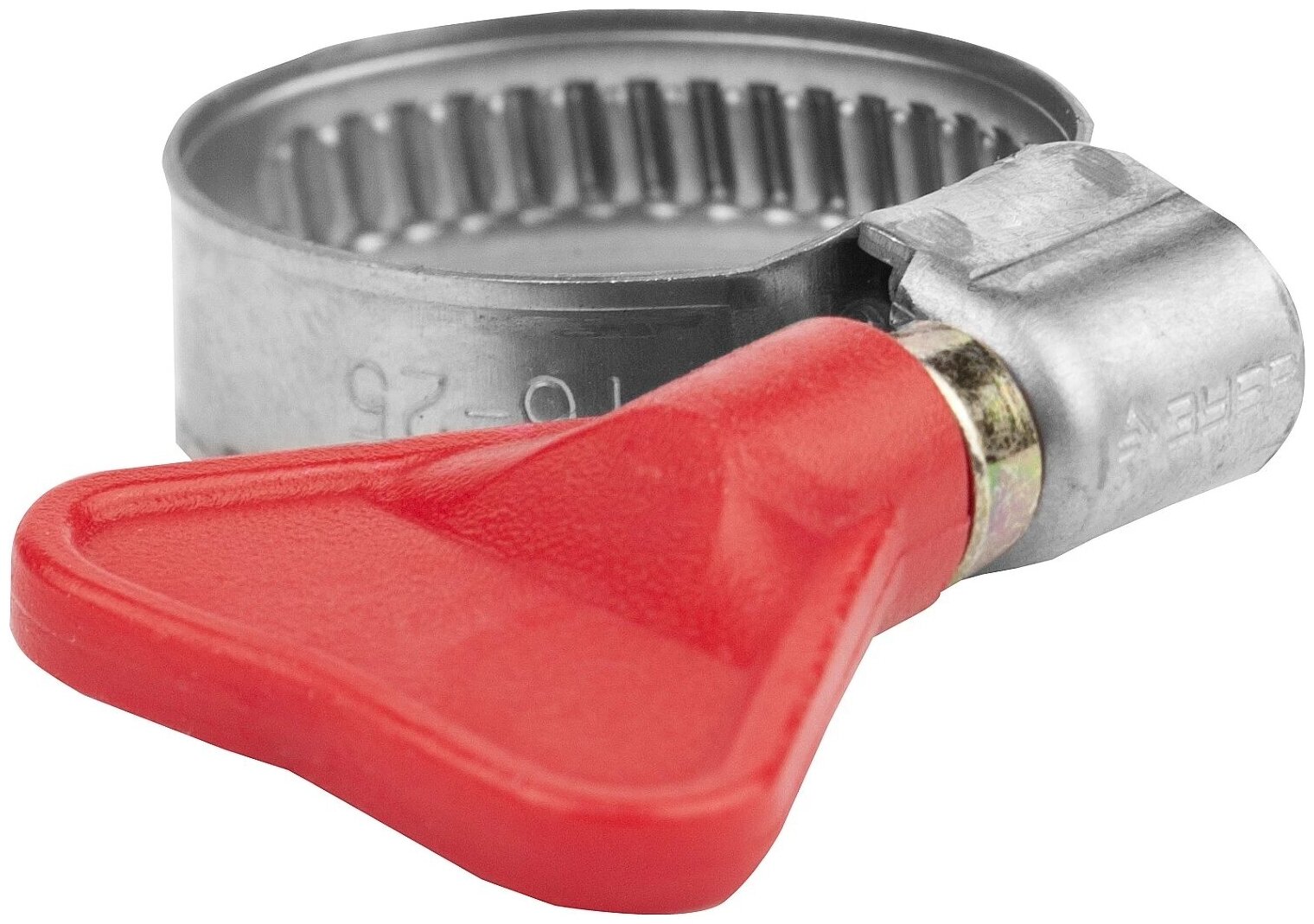 Хомуты "Бабочка", нерж. сталь, накатная лента 9мм, 35-50 мм, 100 шт, ЗУБР Профессионал