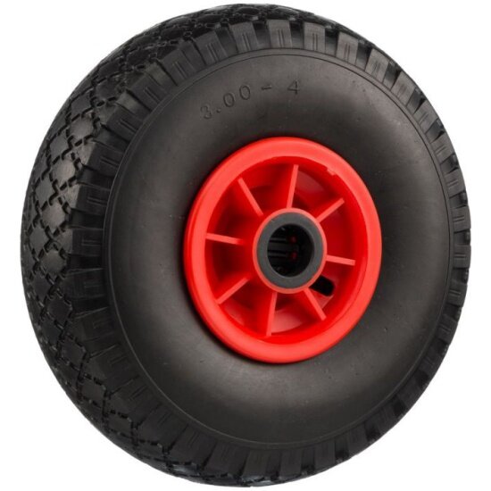 Колесо Стелла-техник 1120-255-3 диаметр 260мм, вспененный полиуретан, игольчатый подшипник под ось 25мм, грузоподъемность 70кг