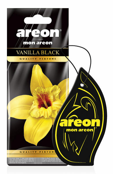 Ароматизатор на зеркало Areon Mon Vanilla Black ваниль блэк
