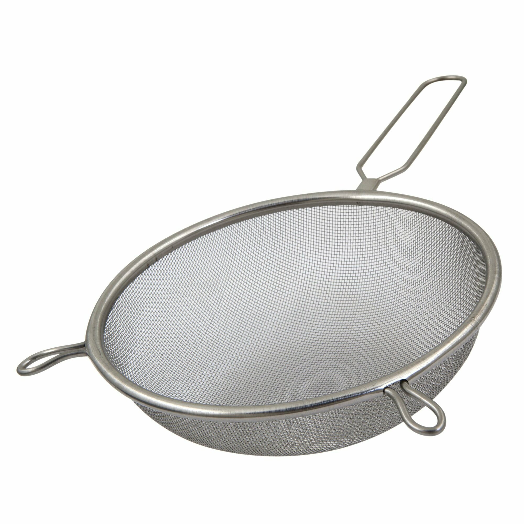 Дуршлаг металлический с ручкой диаметр 16 см