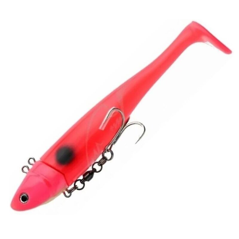 Приманка мягкая огруженная Pro Hunter Regular Paddle Shad Jig UV 28см 350гр #01 Pink Pussy