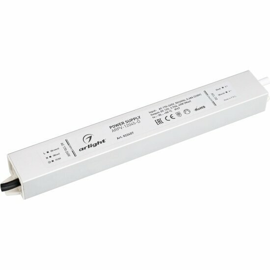 Блок питания Arlight ARPV-12045-D 12V 45W 67 IP 3,8A 022457