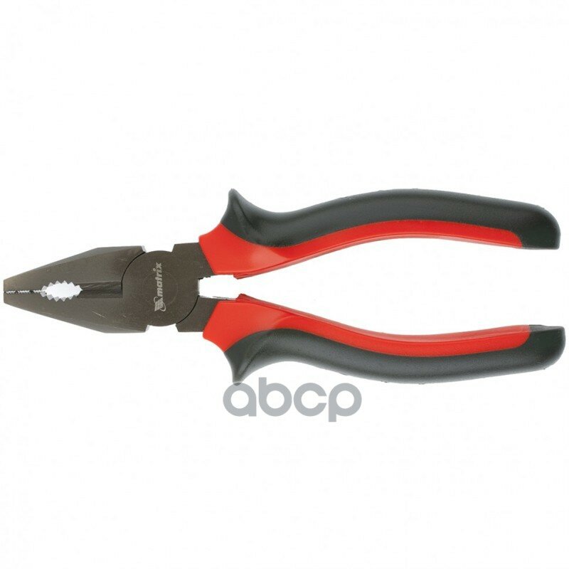 Плоскогубцы Black Nickel, 200 мм, комбинированные, двухкомпонентные рукоятки MATRIX 16983 Matrix арт. 16983