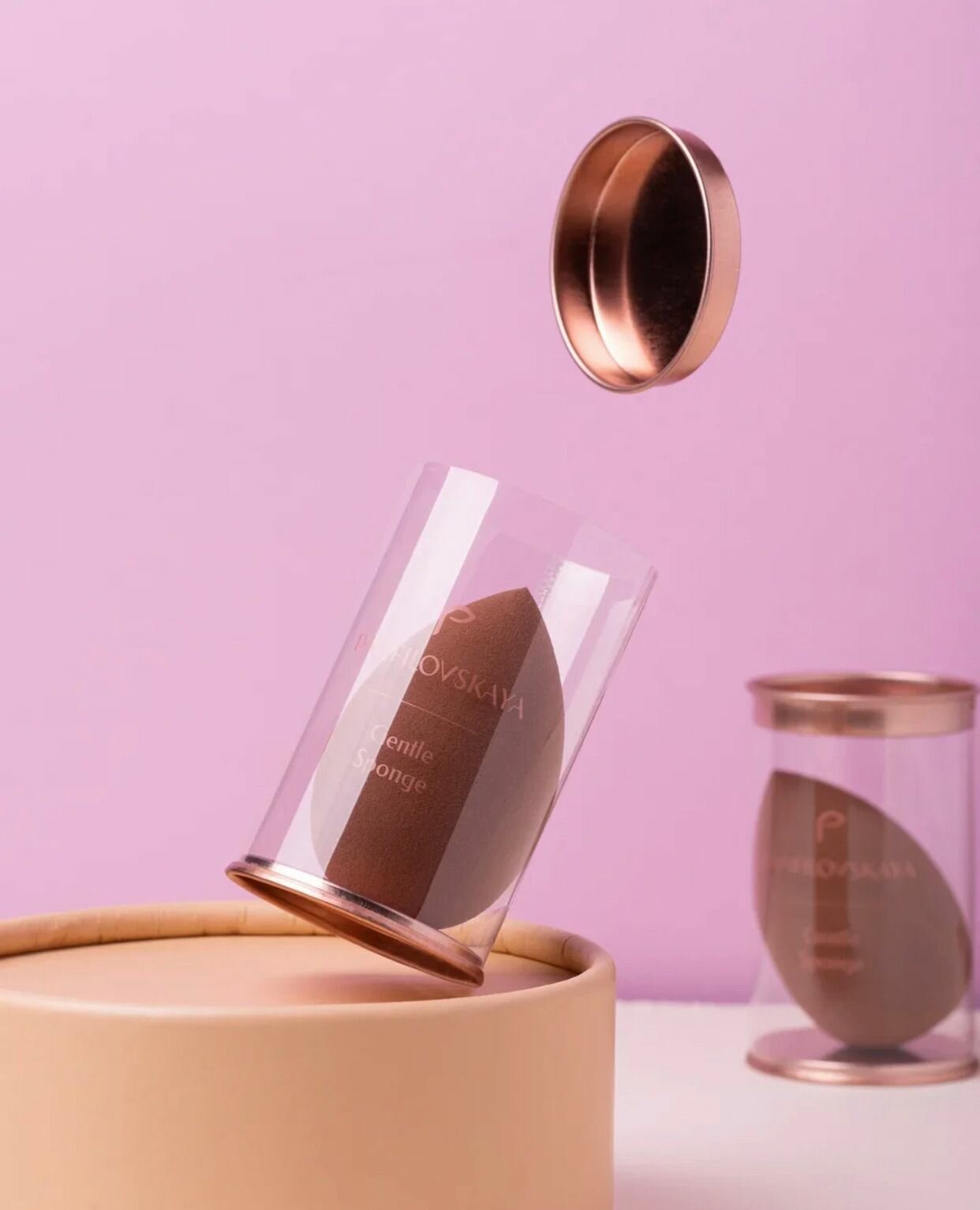 Спонж для макияжа Panfilovskaya Beauty - Gentle sponge, коричневый