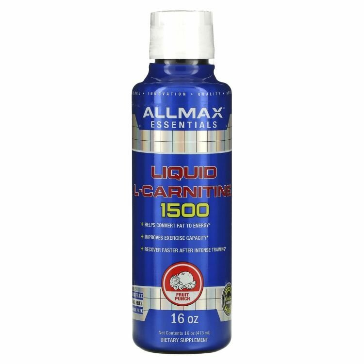 ALLMAX Nutrition, L-Carnitine, Л-карнитин, фруктовый вкус, 1500, 473 мл