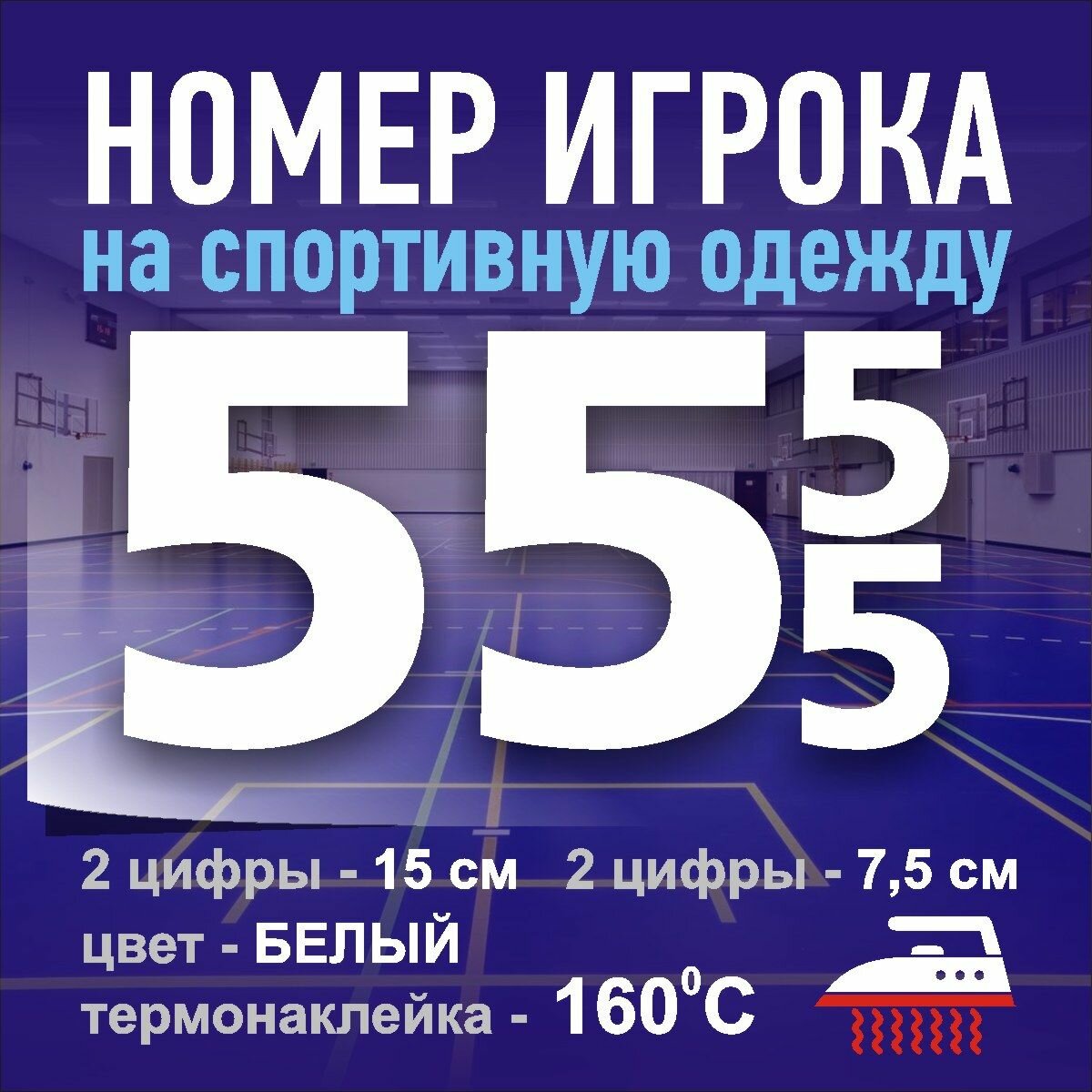 Номер игрока на спортивную форму