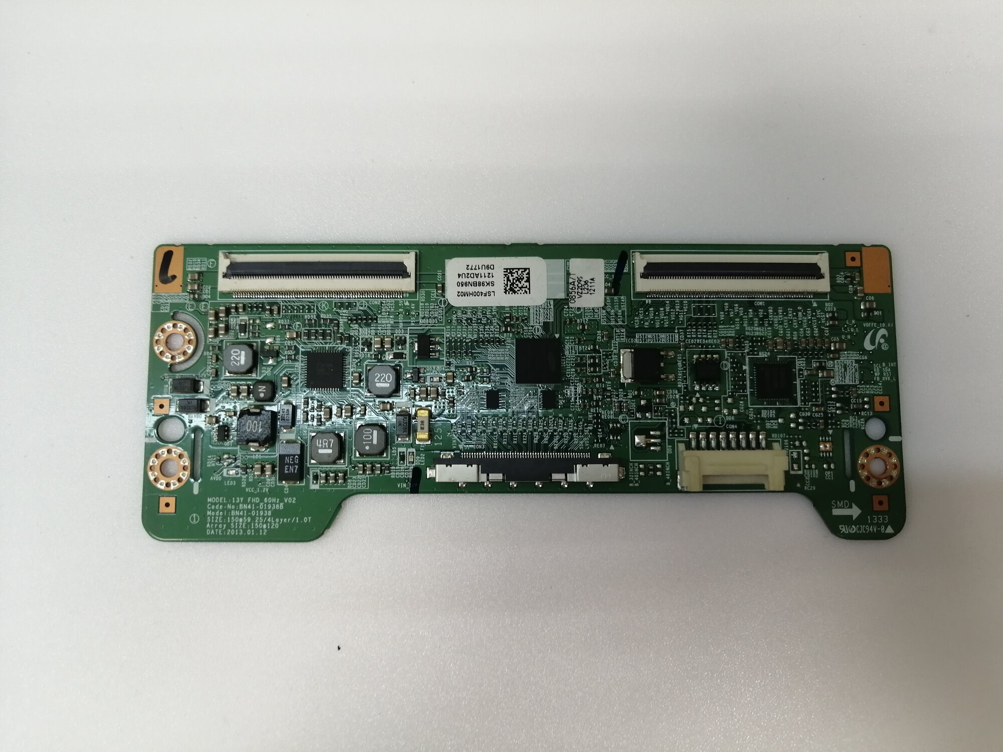 T-CON (BN41-01938) для телевизора Samsung UE40FH5007K Б/У с разбора