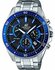 Наручные часы CASIO Edifice, серебристый/синий