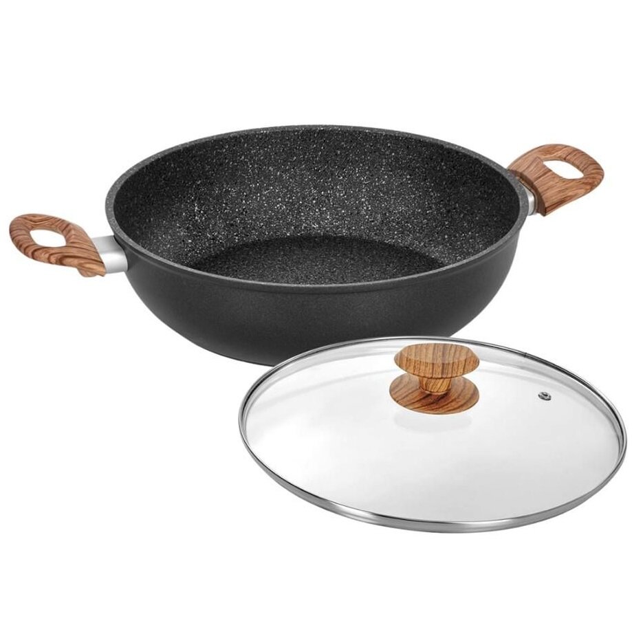 Сотейник с крышкой Barazzoni Granitica Extra Induction Eco 85510402825