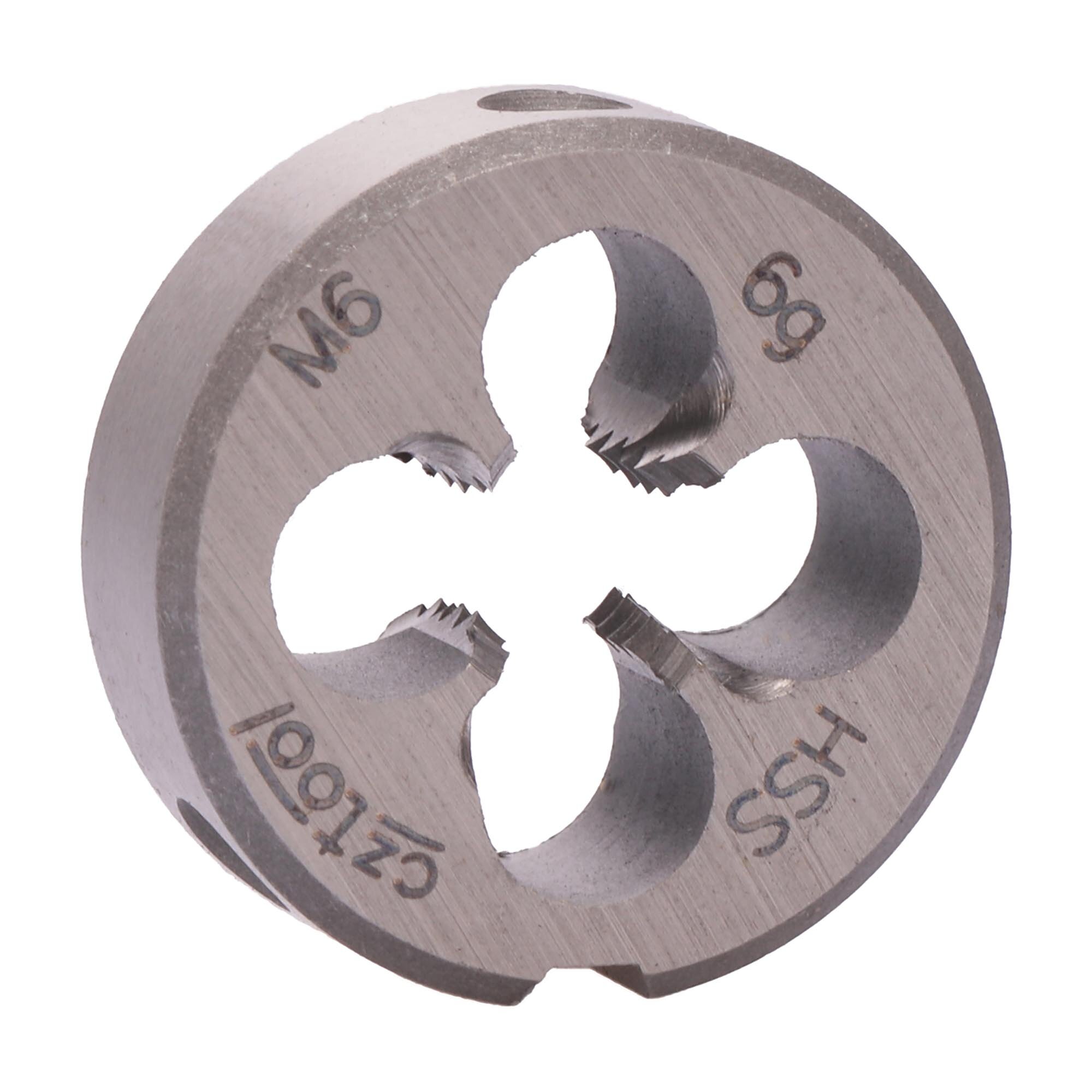 Плашка с стружколомом Bucovice Tools М6х1,0 HSS DIN EN 22568 6g 20х7мм 270060