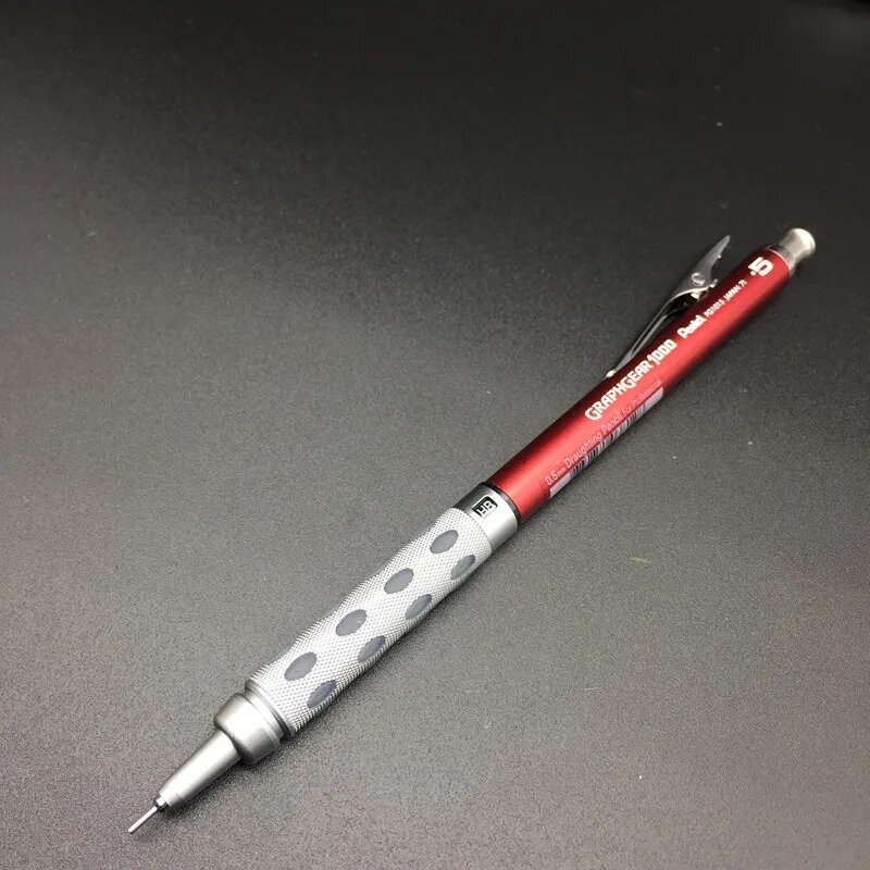 Механический карандаш Pentel GRAPHGEAR металлический 0,3/0,5/0,7/0,9 мм 0.5mm red hold