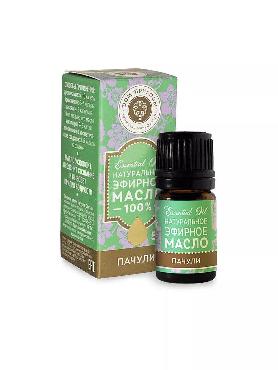 Натуральное эфирное масло "Пачули" ароматизатор