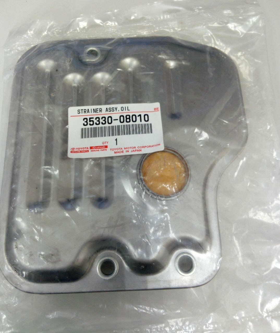 Фильтр масляный АКПП оригинал Toyota 3533008010