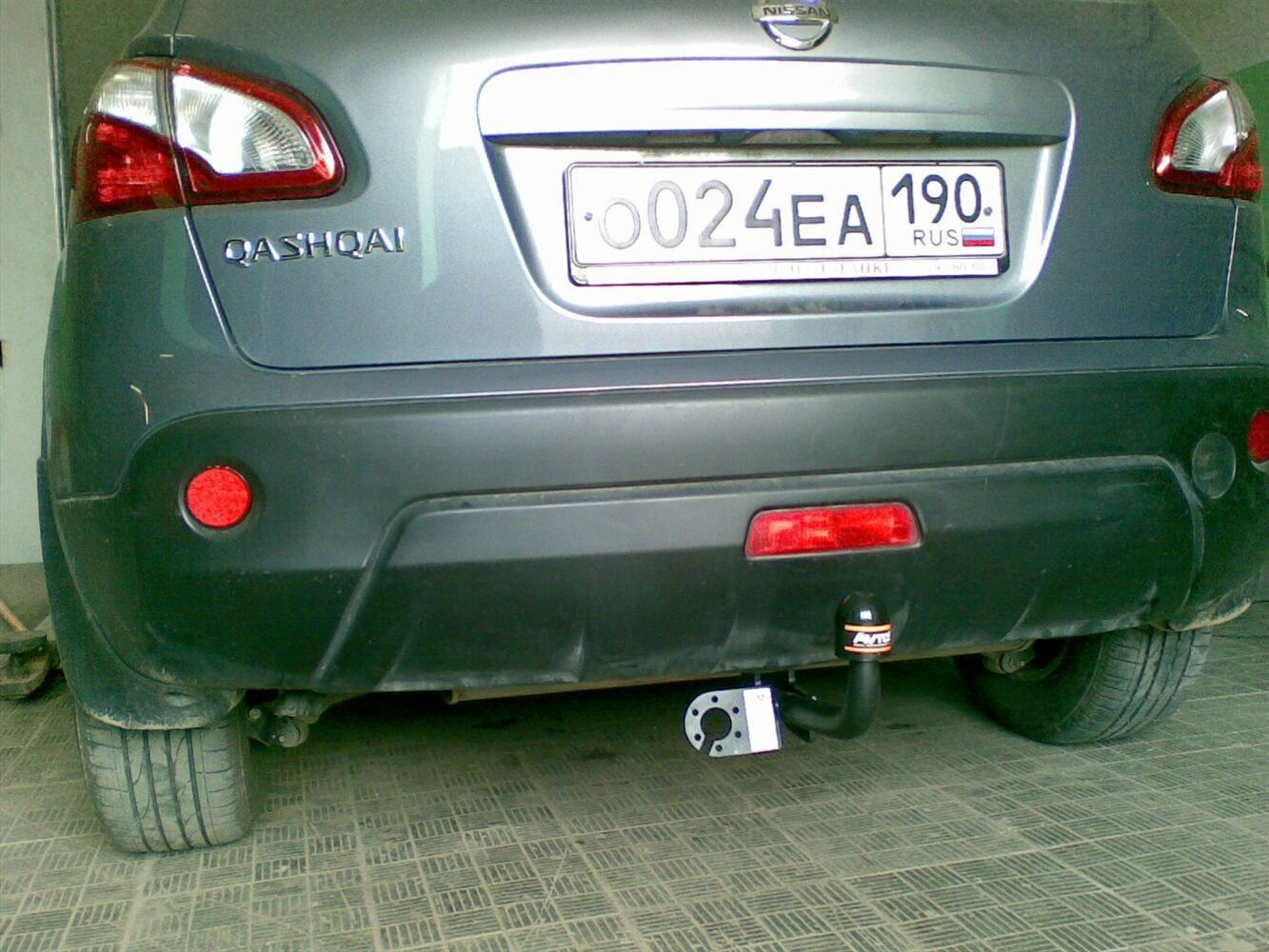 Фаркоп для Nissan Qashqai J10 SUV 2007-2013гг. (без электрики) (паспорт и сертификат) AvtoS. NS13