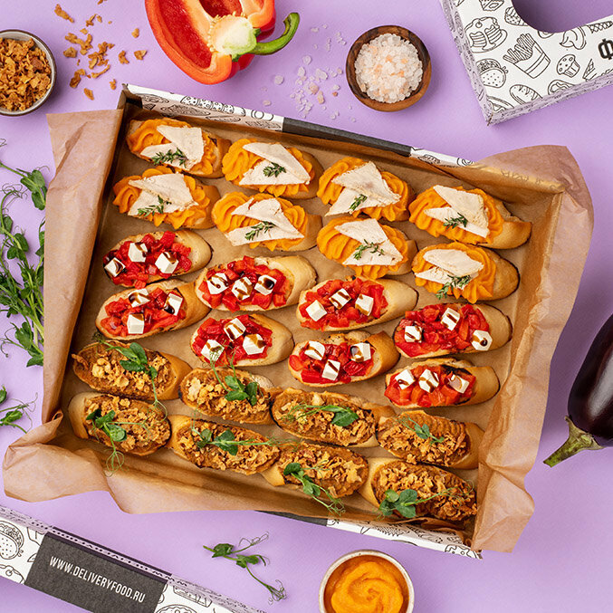 Бокс брускетт премиум #22